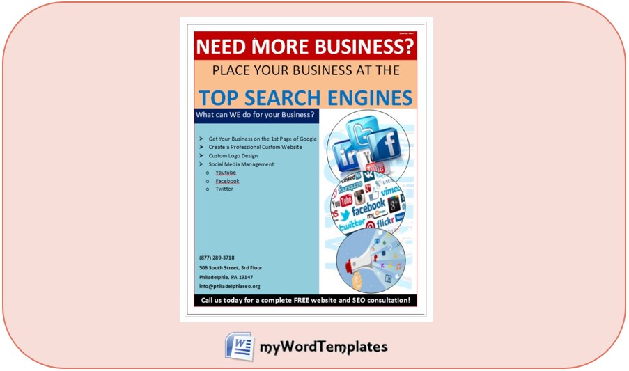 Marketing Poster Template header image - My Word Templates