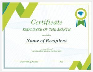 Employment Certificate Templates - My Word Templates