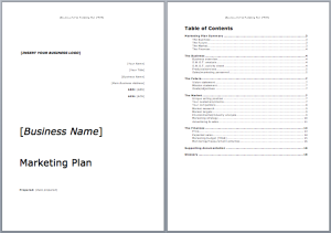 Marketing Plan Template - My Word Templates