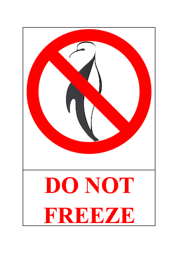 “Do Not Freeze” Label Template - My Word Templates