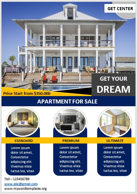 11 Free Online Apartment Flyer Templates - My Word Templates