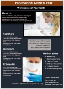 Medical Poster Templates - My Word Templates