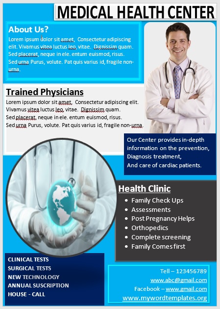 Medical Poster Template 07 - My Word Templates