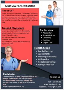 Medical Poster Templates - My Word Templates