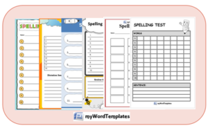 Spelling-Test-Templates-Updated - My Word Templates
