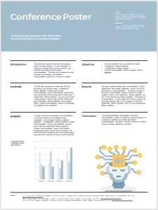 AI Conference Poster Template - My Word Templates