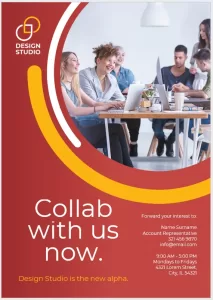 Collab Workshop Poster Template - My Word Templates